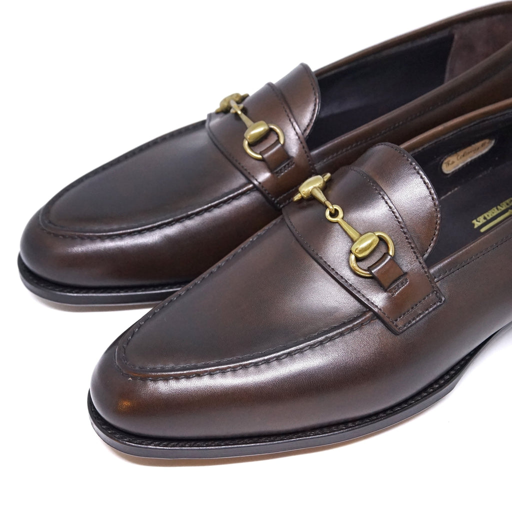GEORGE CLEVERLEY / THE COLONY ANTIQUE DARK BROWN LOAFERS – COLONY CLOTHING